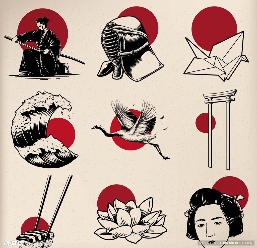 矢量卡通图案设计图__背景底纹_底纹边框_设计图库_昵图网