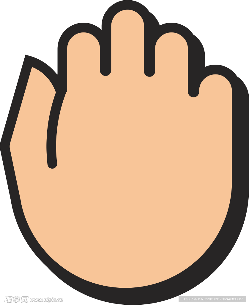 卡通手设计图__图片素材_其他_设计图库_昵图网