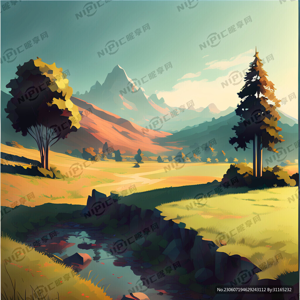AI创作图景观平面图nipic.com-昵图网