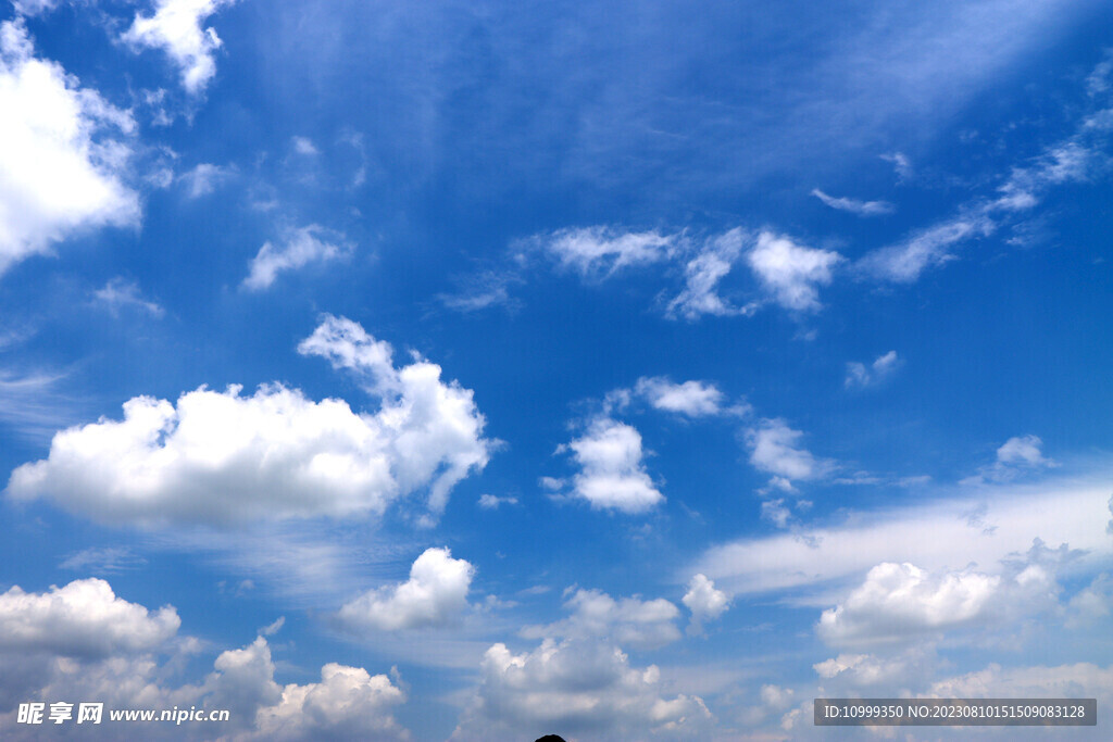 蓝天白云摄影图__自然风景_自然景观_摄影图库_昵图网nipic.com