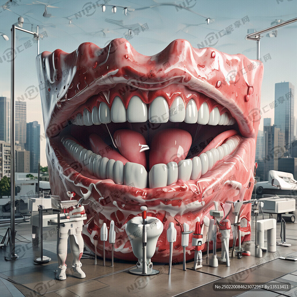 AI创作图口腔诊疗广告牌nipic.com-昵图网